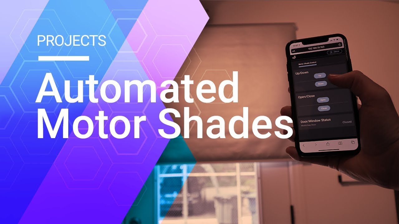 Automated Motor Shades using Quantum - YouTube