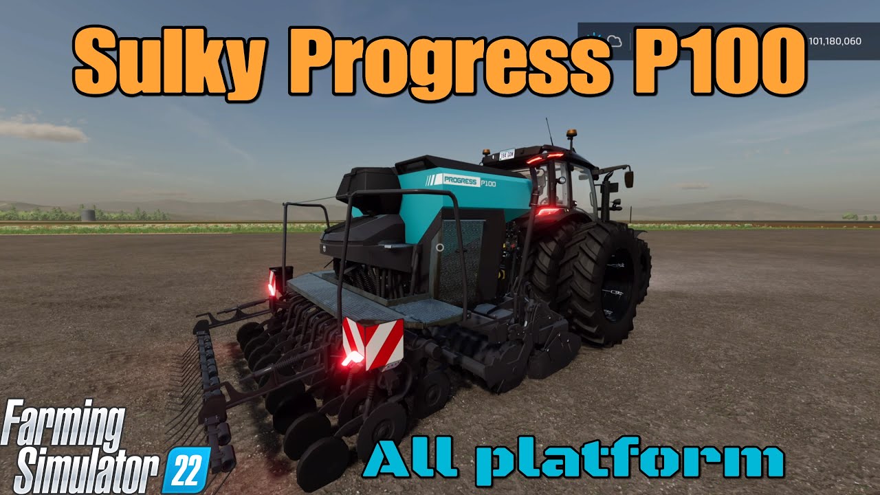 Sulky Progress P100 / Mod for all platforms on FS22 - YouTube