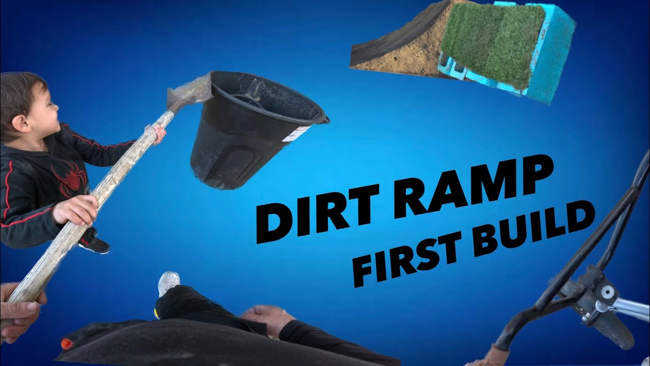 DIRT RAMP! Learning to build - YouTube