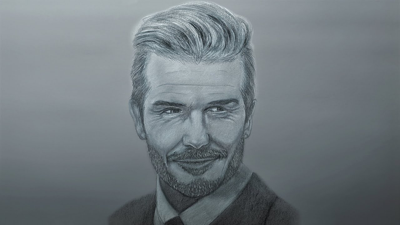 David Beckham portrait || Pencil sketch || GraphiteScratch Arts. - YouTube