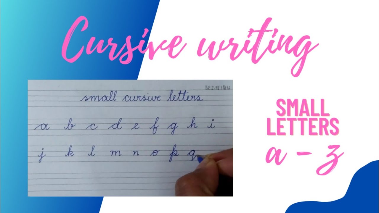 Small cursive letters a - z | handwriting improvement | - YouTube