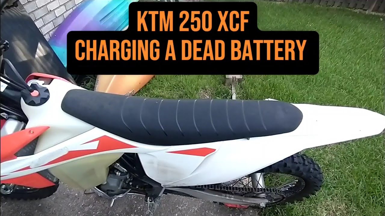 Charging a Dead KTM Battery XCF SXF EXC XCFW SX 250 350 450 300 Dirt ...