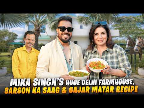 Mika Singh Ka 100 Acres Farmhouse.. With Gurudwara, Private Concert Space, Horses & Open Kitchen!