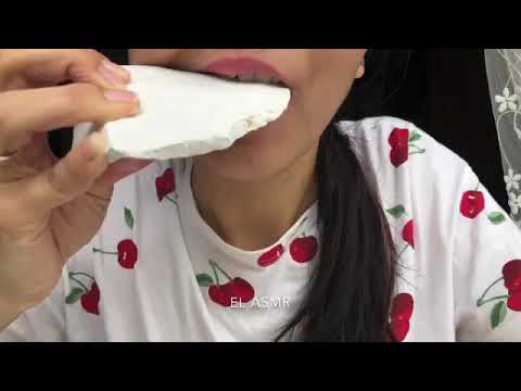 Crunchy chalk eating - YouTube
