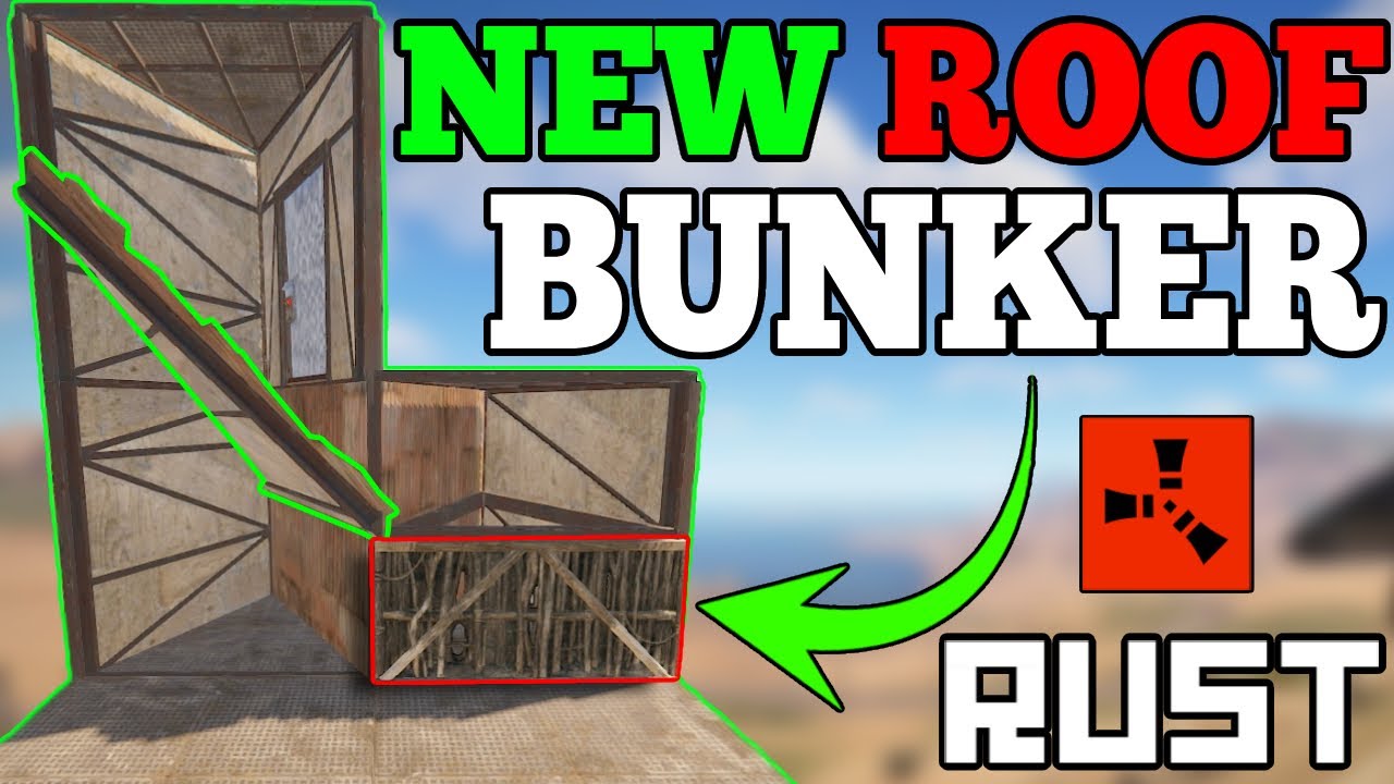 The Best New Roof Bunker Design in Rust 2023 - YouTube