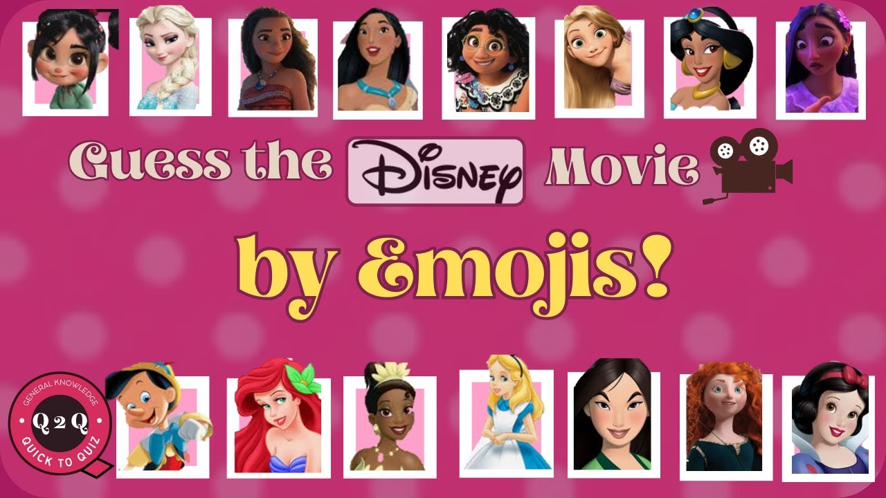🎦Disney Emoji Riddles! Only True Fans Can Solve These! - YouTube