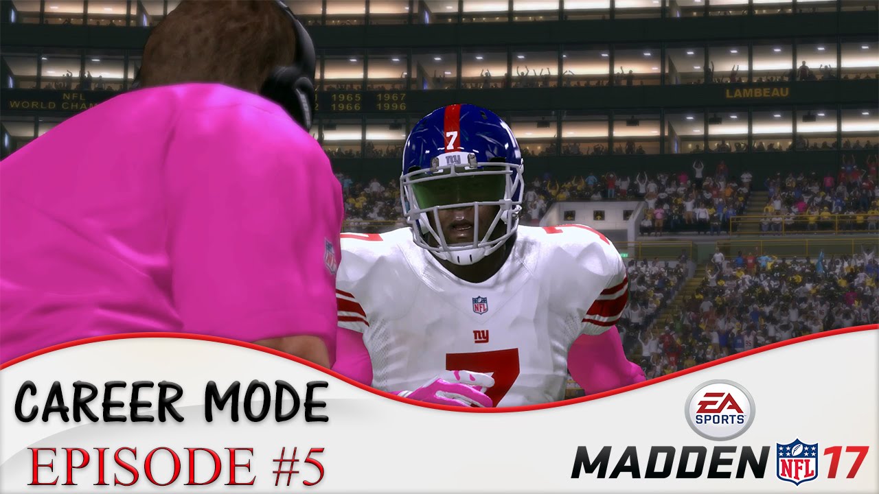 Madden NFL 17 QB Career Mode: | Malik Ansar Entertain's The Green Bay ...