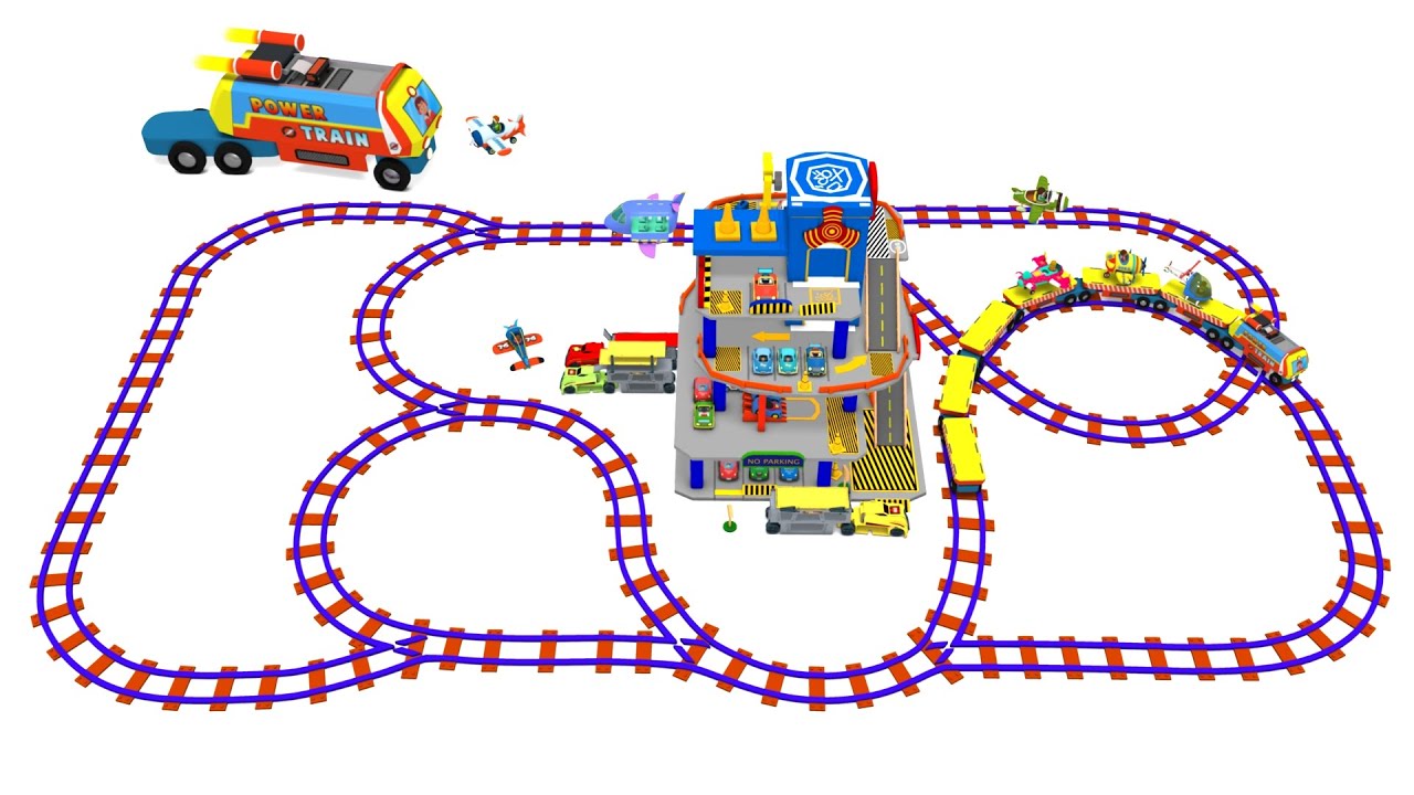 Kids Videos For Kids - Toy Train Toy Factory - YouTube