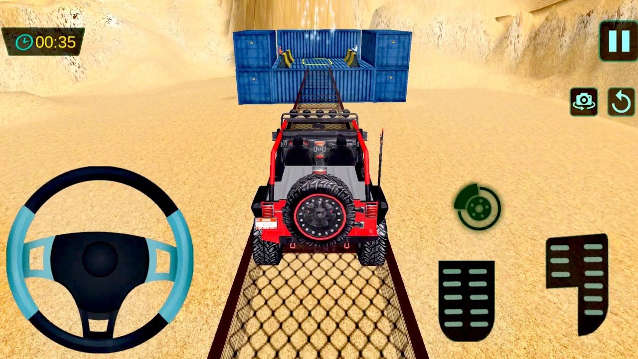 Jeep Games 4x4 Offroad Jeep: Mountain Climb Race - Android Gameplay On ...