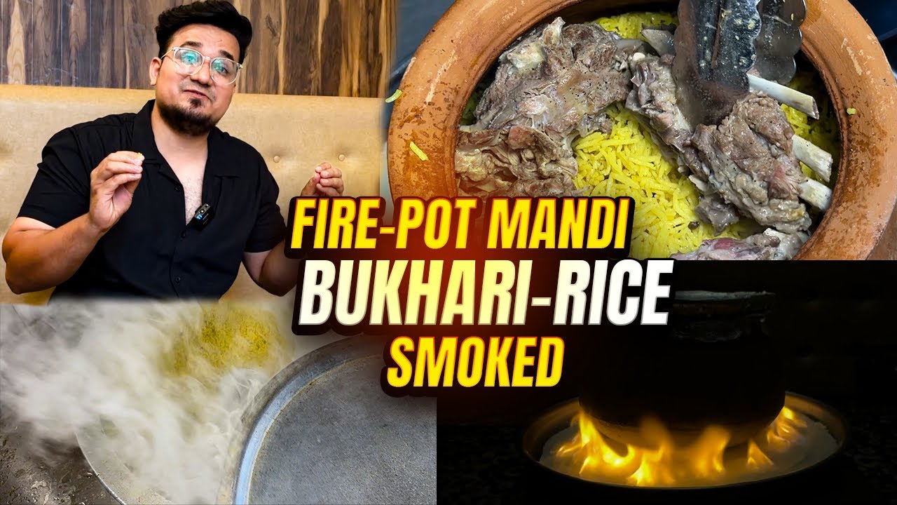 Smoked FIRE Pot Mandi Bukhari Rice | Explore with @bhukkanawab - YouTube