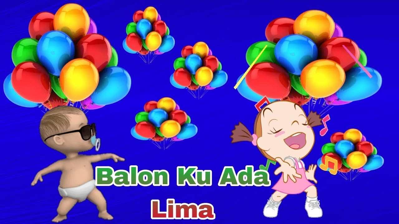 LAGU BALONKU ADA LIMA LAGU POPULER ANAK INDONESIA BALON KU ADA PALING ...