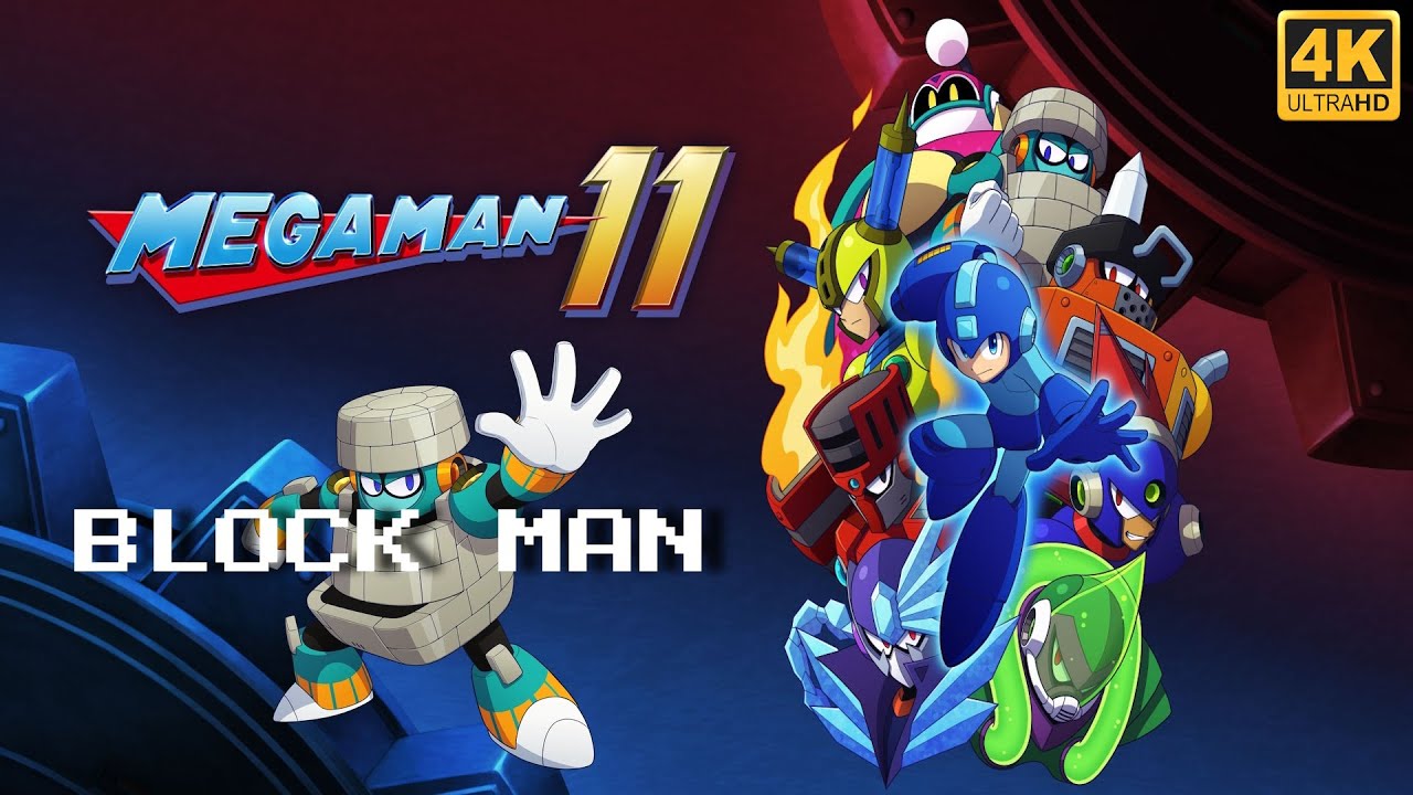 Mega Man 11 🎮 Boss #6: Block Man 🧱 Die Block Man Stage 🔺 Wir kämpfen ...