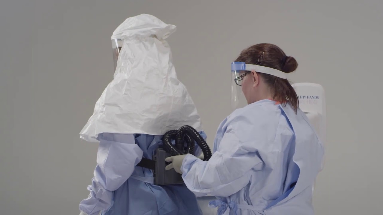 Powered Air Purifying Respirator (PAPR) - YouTube