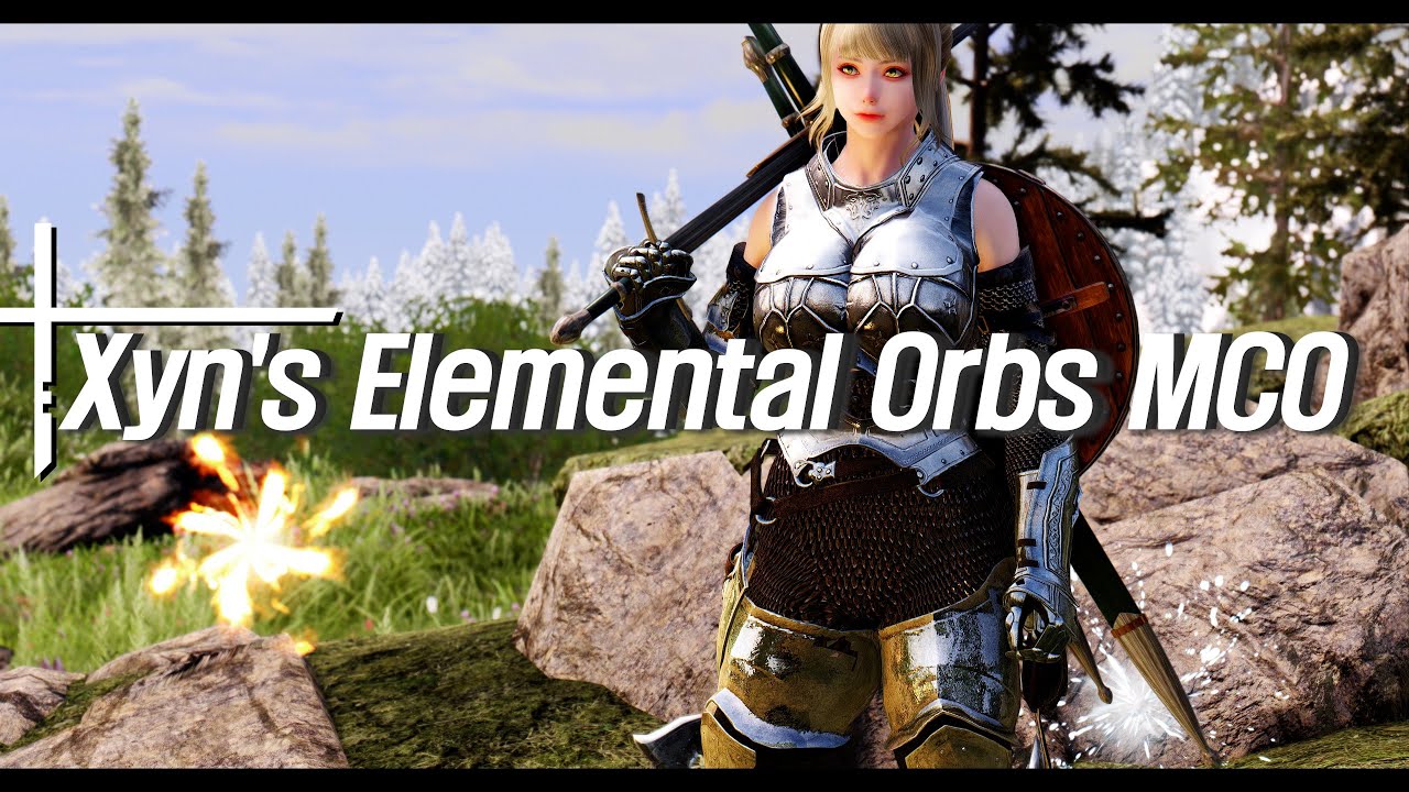 SKYRIM MOD I Xyn's Elemental Orbs I MCO - YouTube