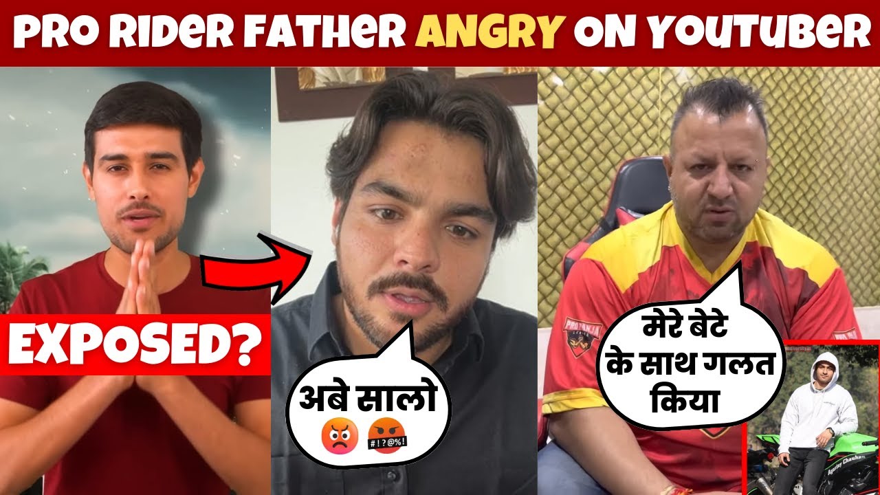 Ashish Chanchlani & Dhruv rathee EXPOSED? Pro Rider 1000 Father ANGRY ...