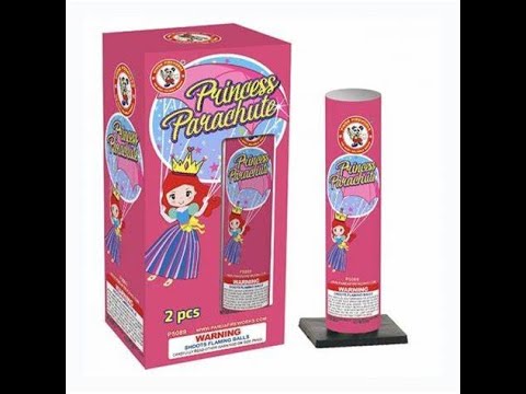 PRINCESS PARACHUTE - PRINCESS DOLLS FALL FROM THE SKY WITH PINK ...