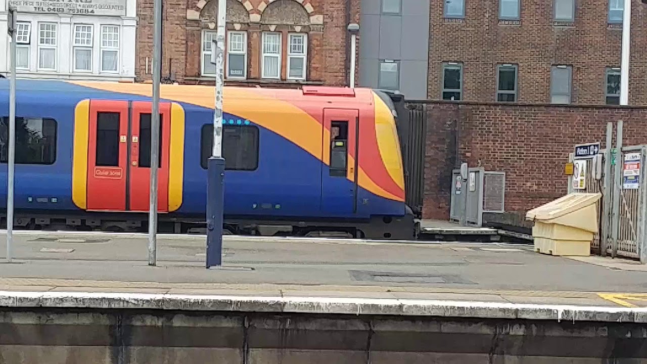 Here is the class 450 in Woking - YouTube
