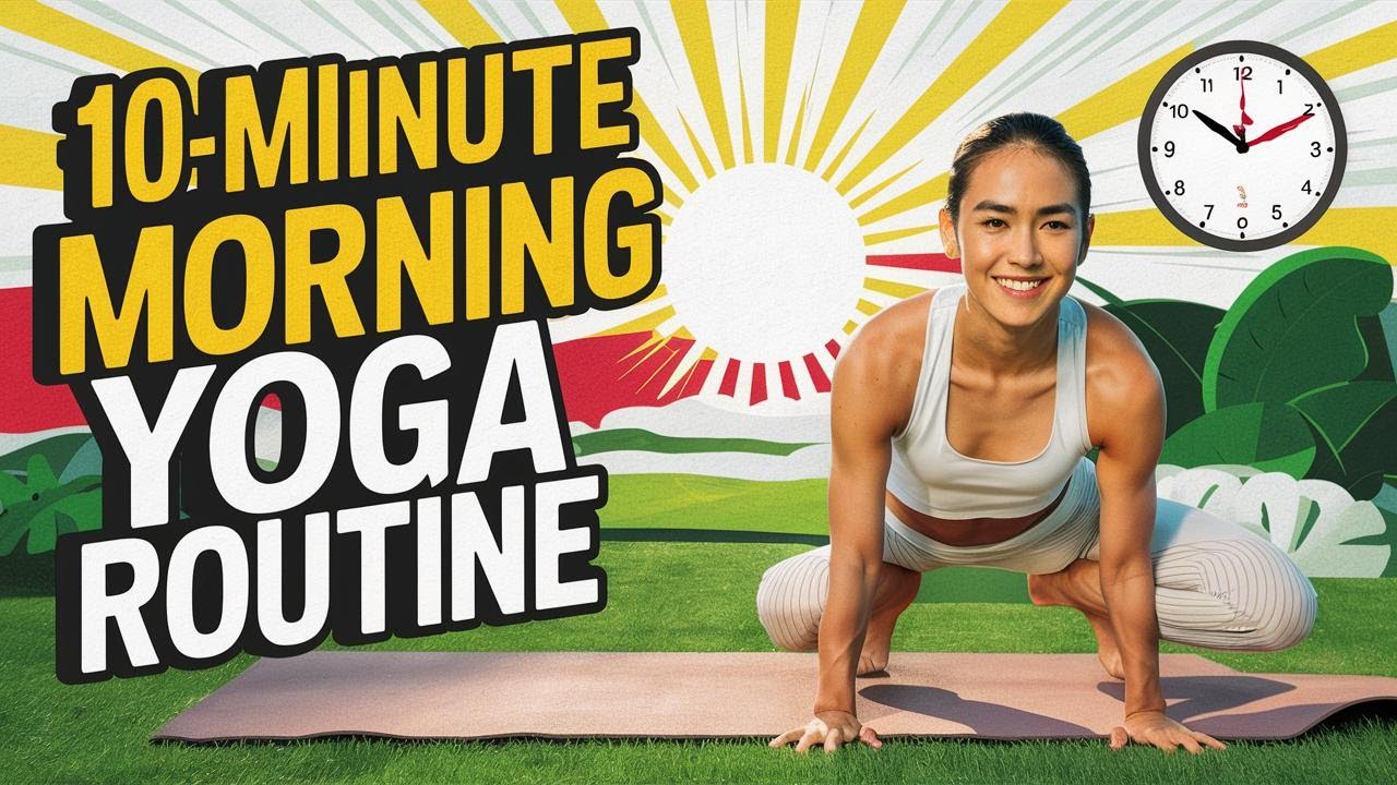 10 Minute Morning Yoga Routine for Beginners 2024 | Health Hub - YouTube