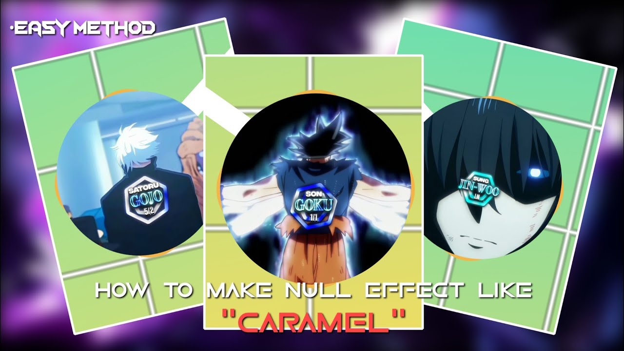 How To Make Null Effect Like Caramel || Easiest Method || Alight Motion ...