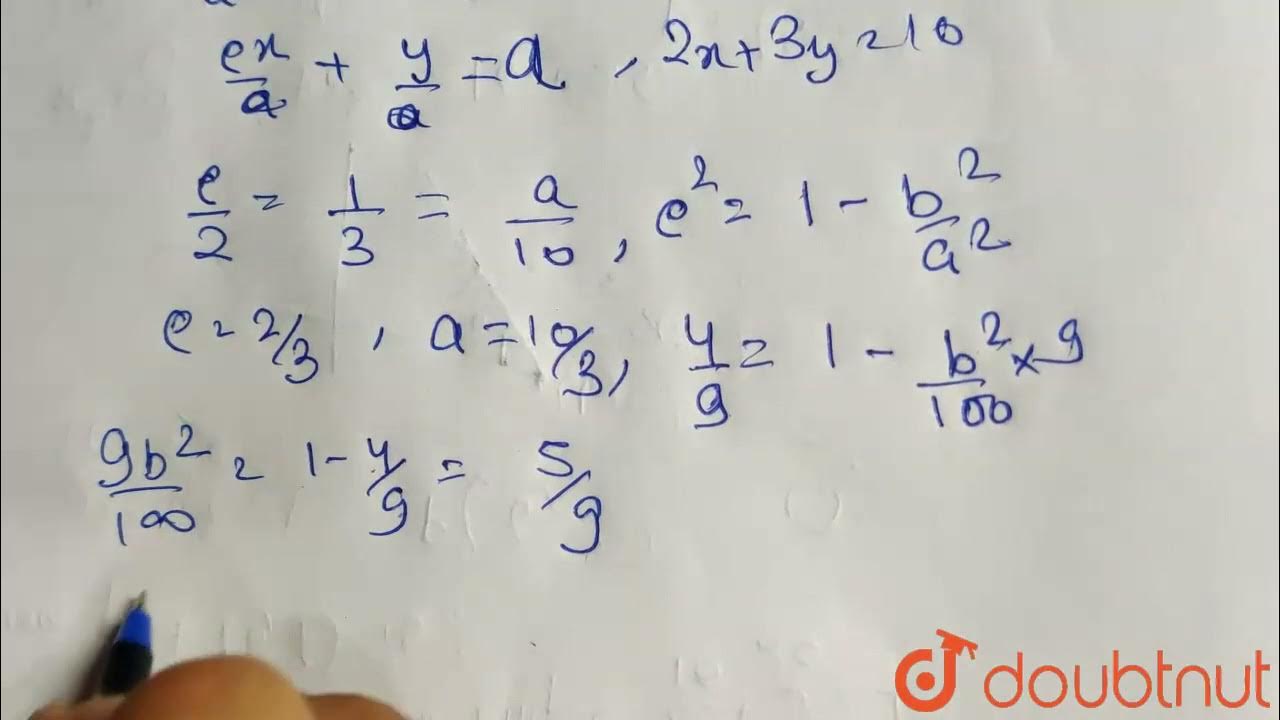 if-lines2x-3y-10-and-2x-3y-10-are-tangents-at-the-extremities-of-a