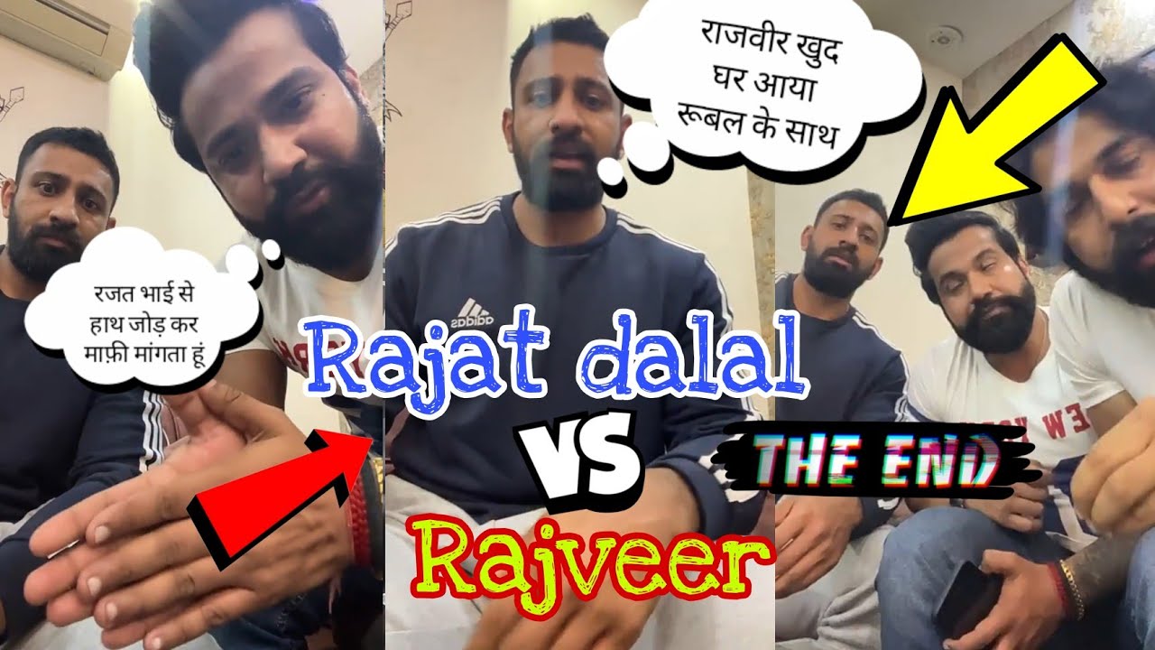 Rajat dalal Vs Rajveer fight end | rajat dalal vs rajveer fitness ...