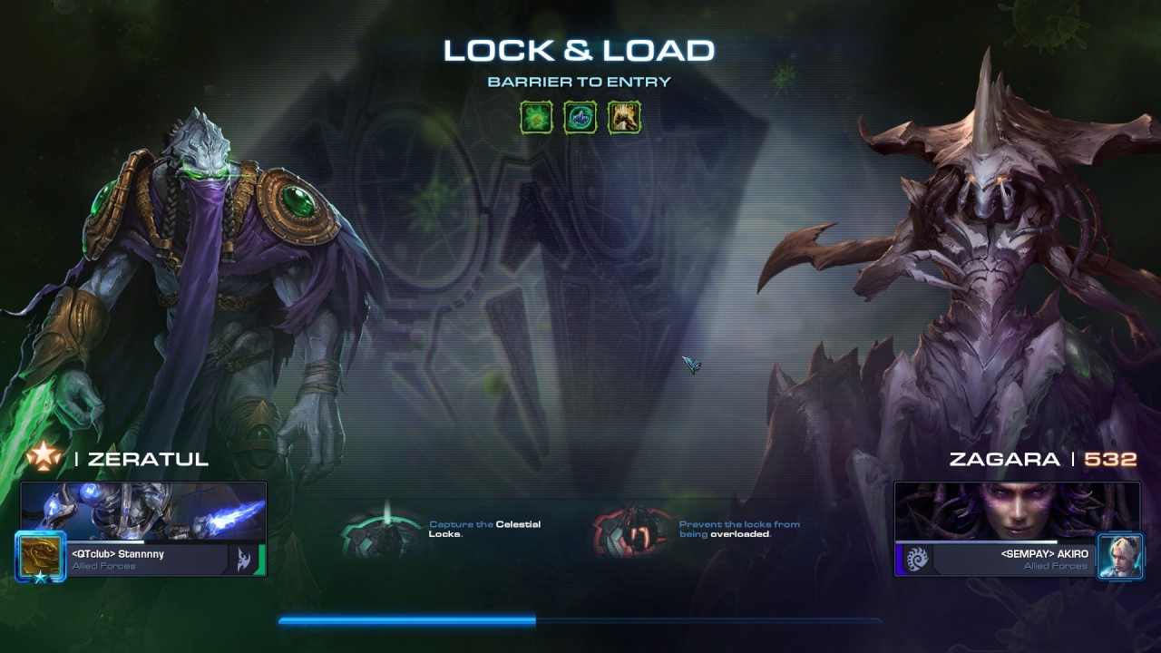 StarCraft 2 Co-Op Mutation 196 - Barrier to Entry Zeratul (Abrogator's ...