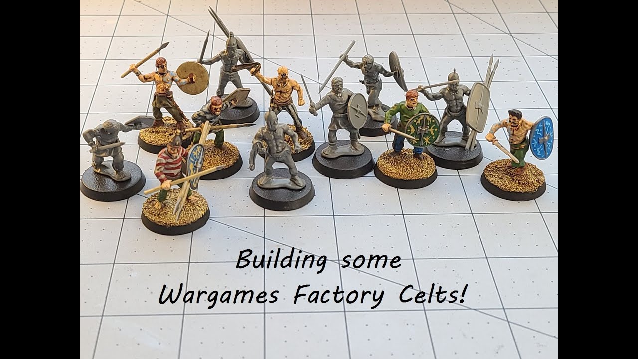Wargames Factory- Celt Warband unearthed and built! - YouTube