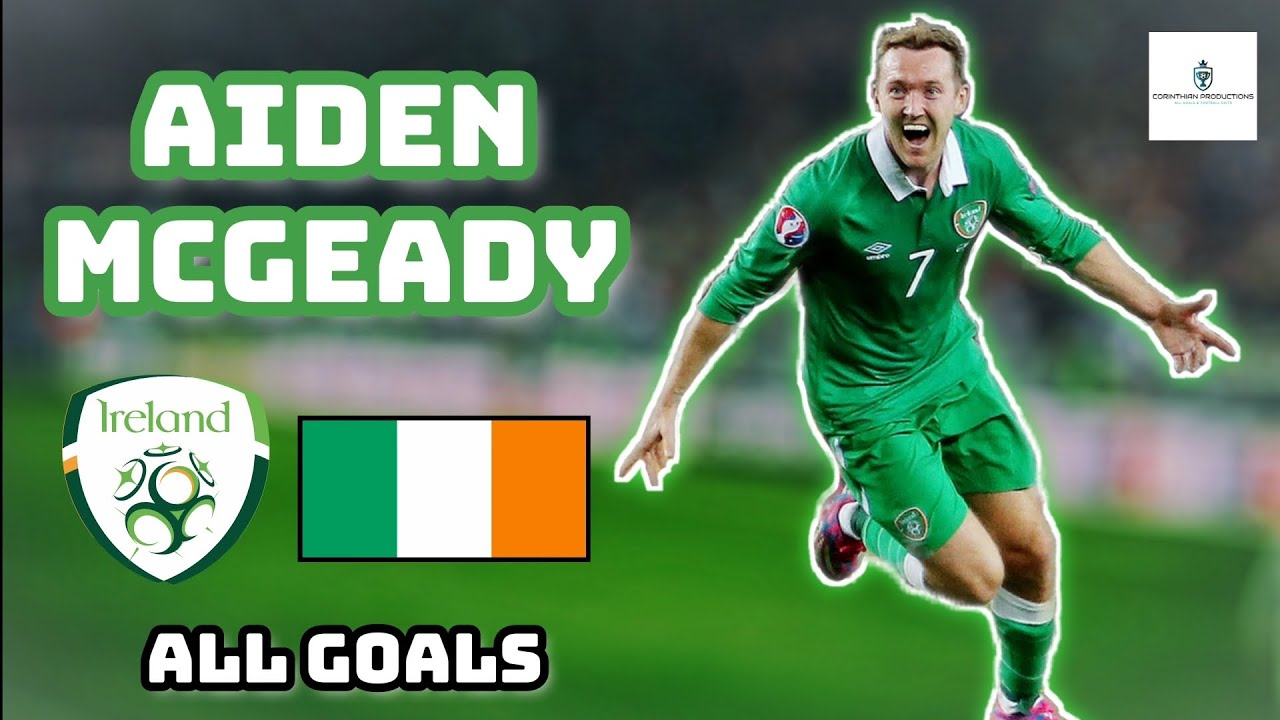 Aiden McGeady | All 5 Goals for Ireland - YouTube