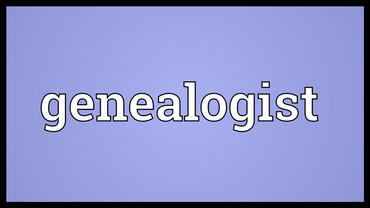 Genealogist Meaning YouTube genealogist-meaning-youtube