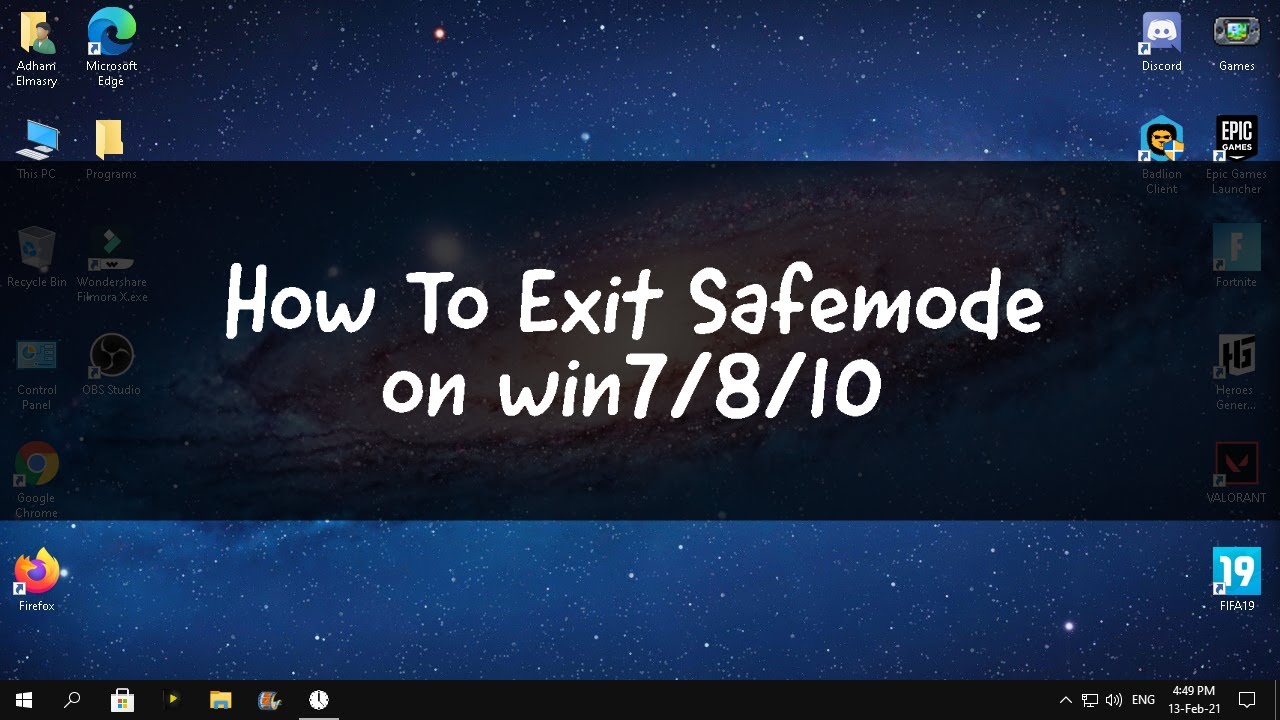 How To Exit Safe Mode In Win 7 8 10 2021 YouTube how-to-exit-safe-mode-in-win-7-8-10-2021-youtube