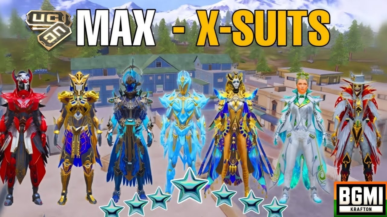 BGMI X-suits in HDR - YouTube