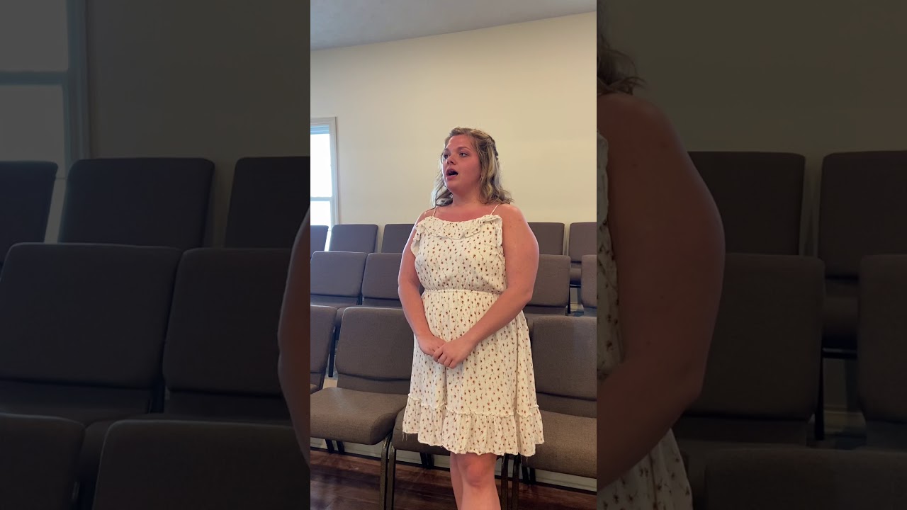 Marlee Thomas - Ole Miss Choir Audition - 5-note Descending Scales ...