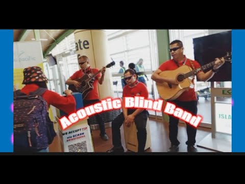 Blind Acoustic Band Hits//Bohol Airport - YouTube