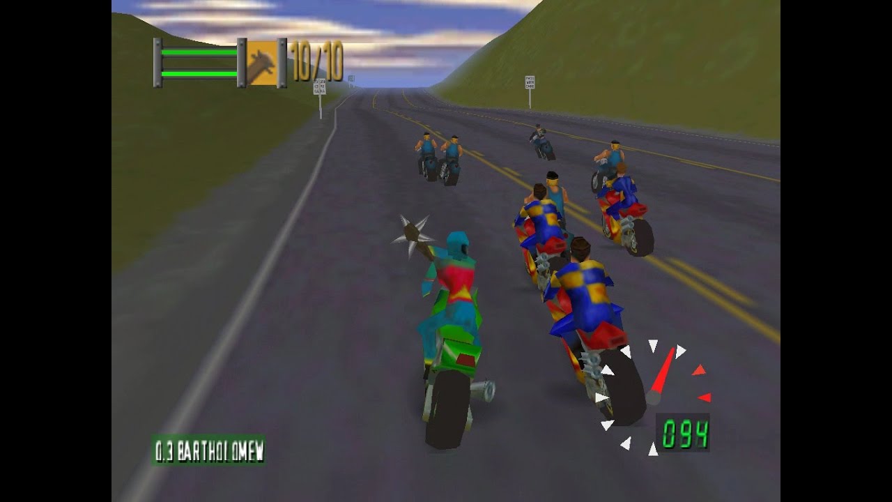 Road Rash 64 (Nintendo 64 1999) - YouTube