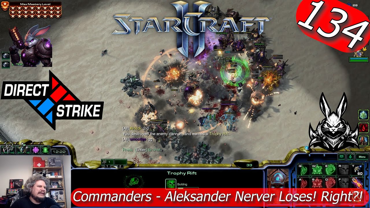 StarCraft II Arcade Direct Strike Commanders - #134 - Aleksander Nerver ...