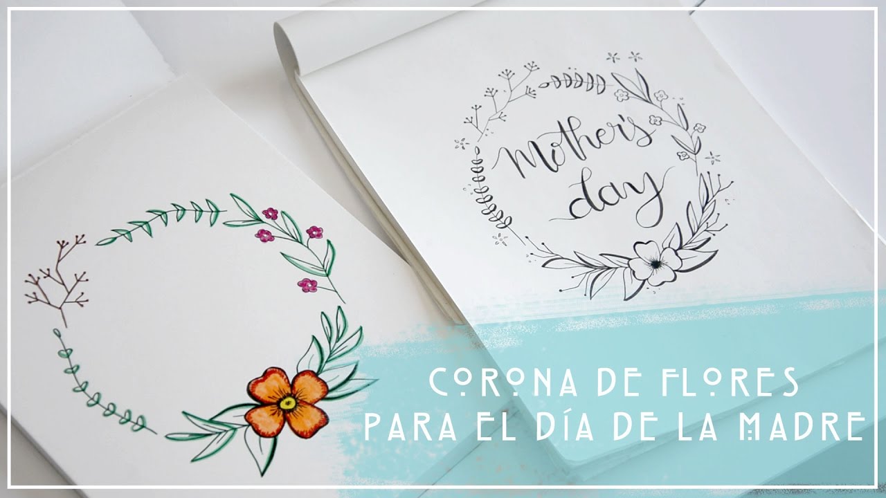 CORONA DE FLORES PARA EL DÍA DE LA MADRE / idea de regalo DIY - YouTube