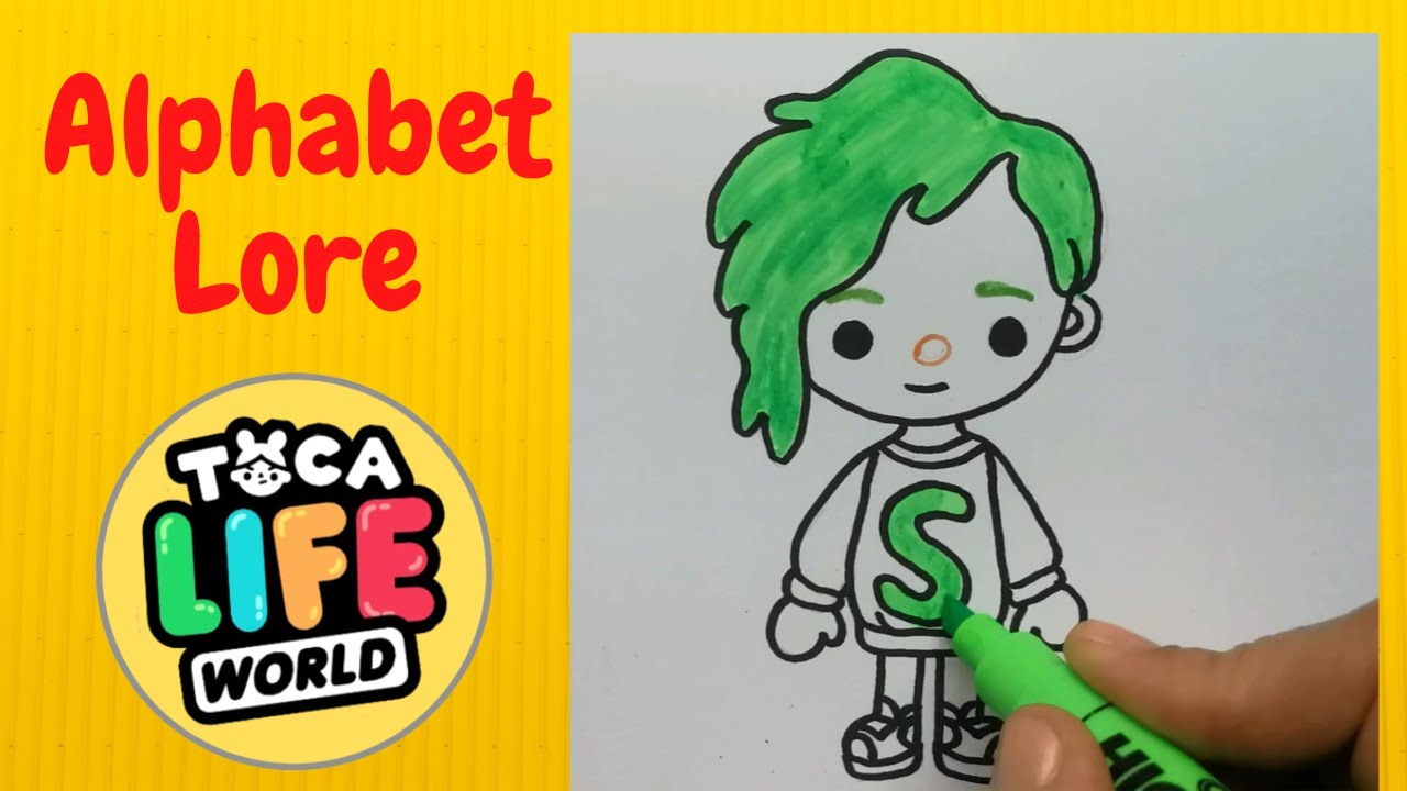 Toca Boca Drawing Easy,How to Draw Toca Boca character - YouTube