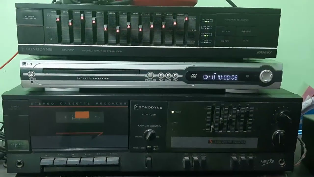 SONODYNE SQ-500 STEREO 12 GRAPHIC EQUALIZER .SCR 1050 WITH ALLIED ...