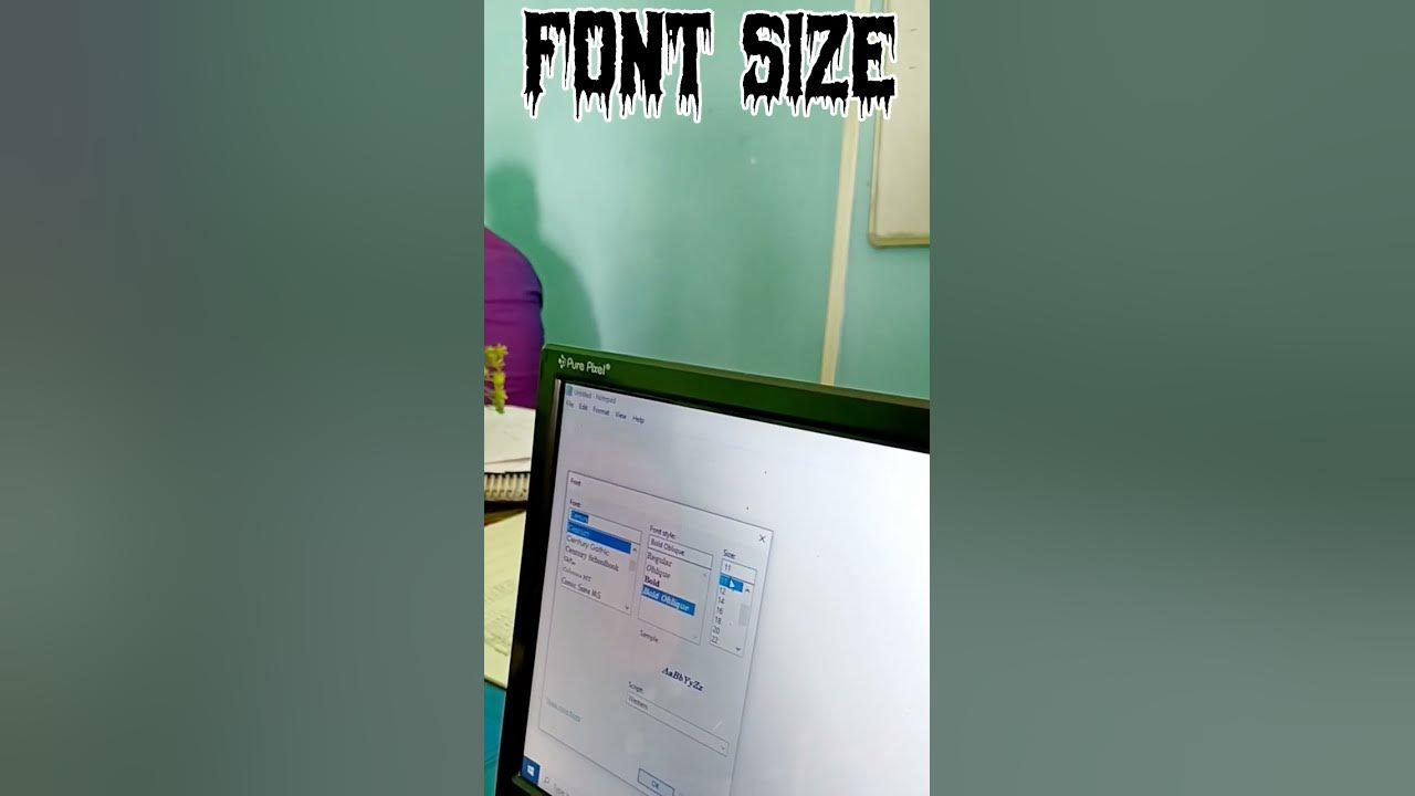 How To Increase Font Size In Notepad computer shortvideo YouTube how-to-increase-font-size-in-notepad-computer-shortvideo-youtube