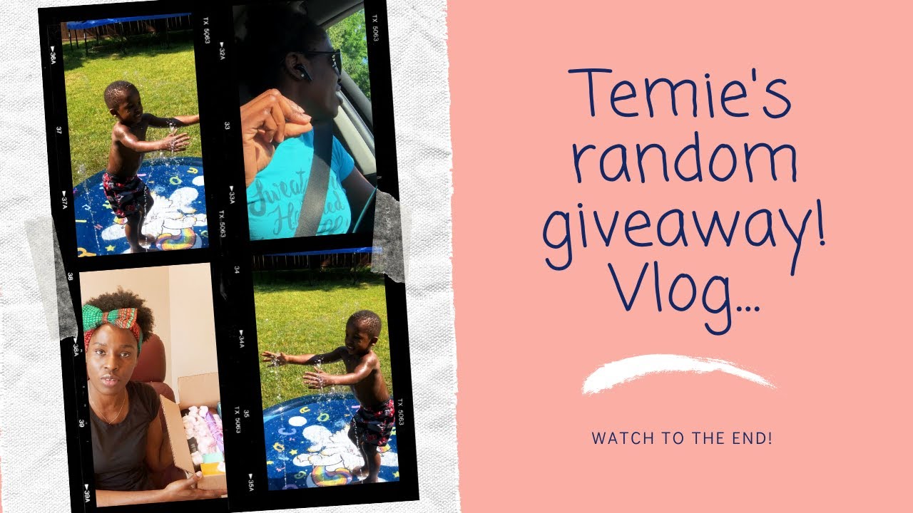 MY RANDOM GIVEAWAY ANNOUNCEMENT VLOG | WHAT YOU WILL WIN IF YOU ...