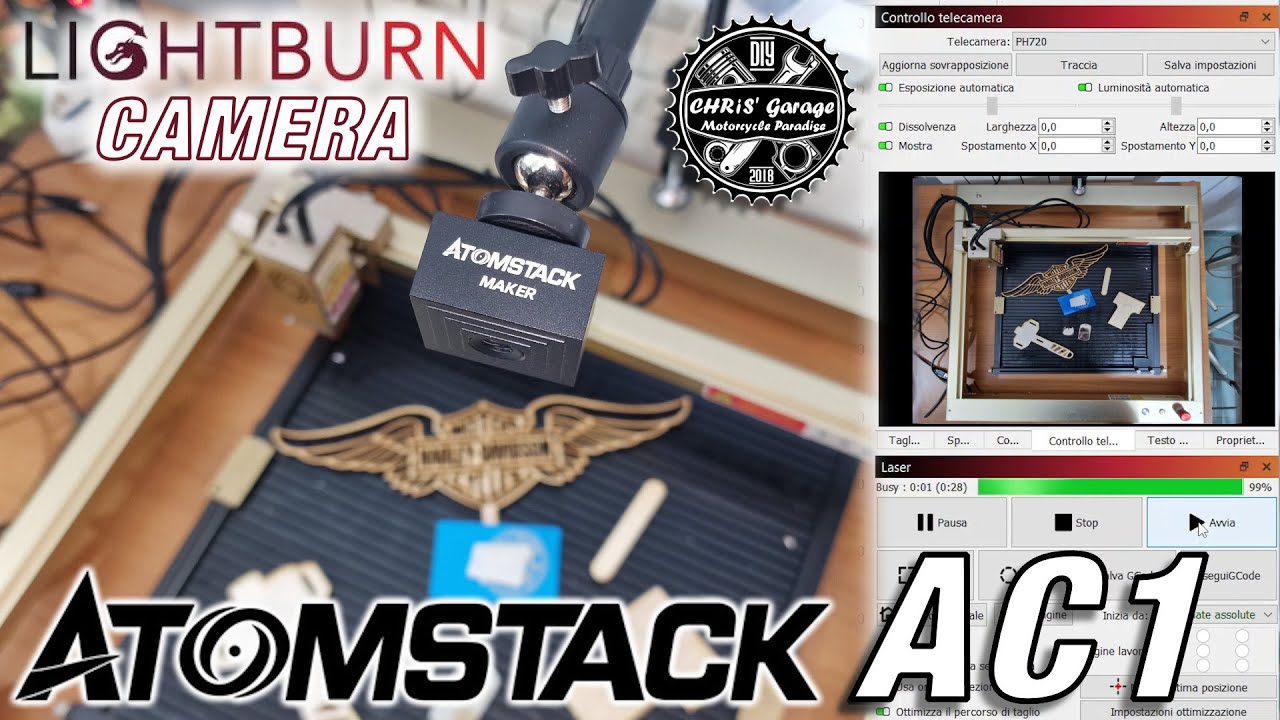 ATOMSTACK AC1: LightBurn Camera, Niente più problemi di FRAME ed ...