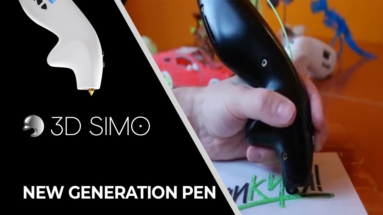 3Dsimo new generation 3D pen - YouTube