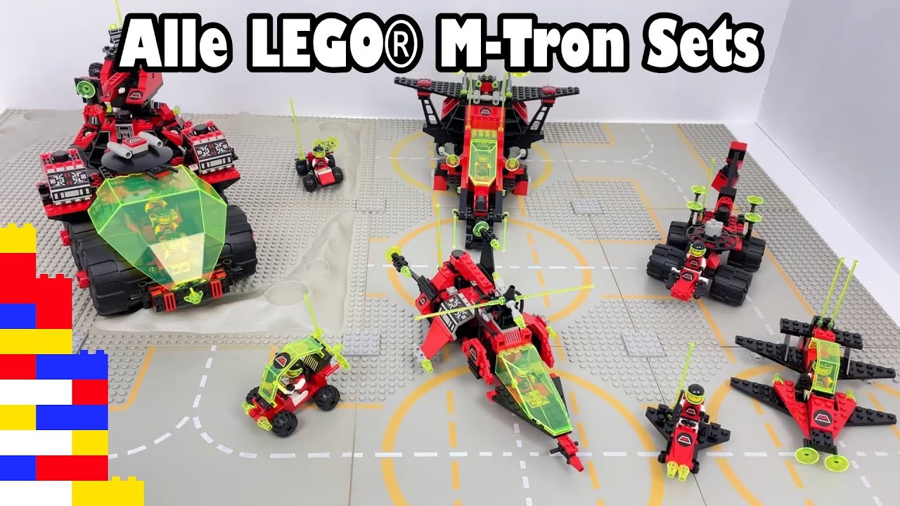 LEGO® Raumfahrt/Space - ALLE M-Tron Sets [Theme] - YouTube