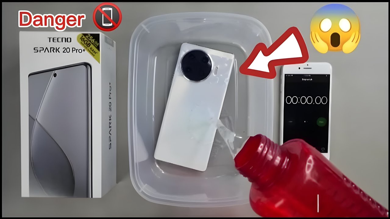 Tecno Spark 20 Pro+ Water Test 💦💧| Spark 20 Pro Plus iP53 Waterproof Or ...