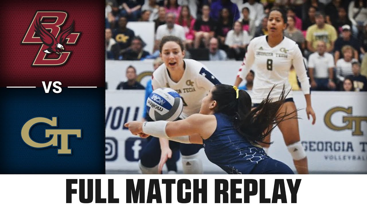 Boston College vs. Georgia Tech Full Match Replay | 2024 ACC Volleyball ...