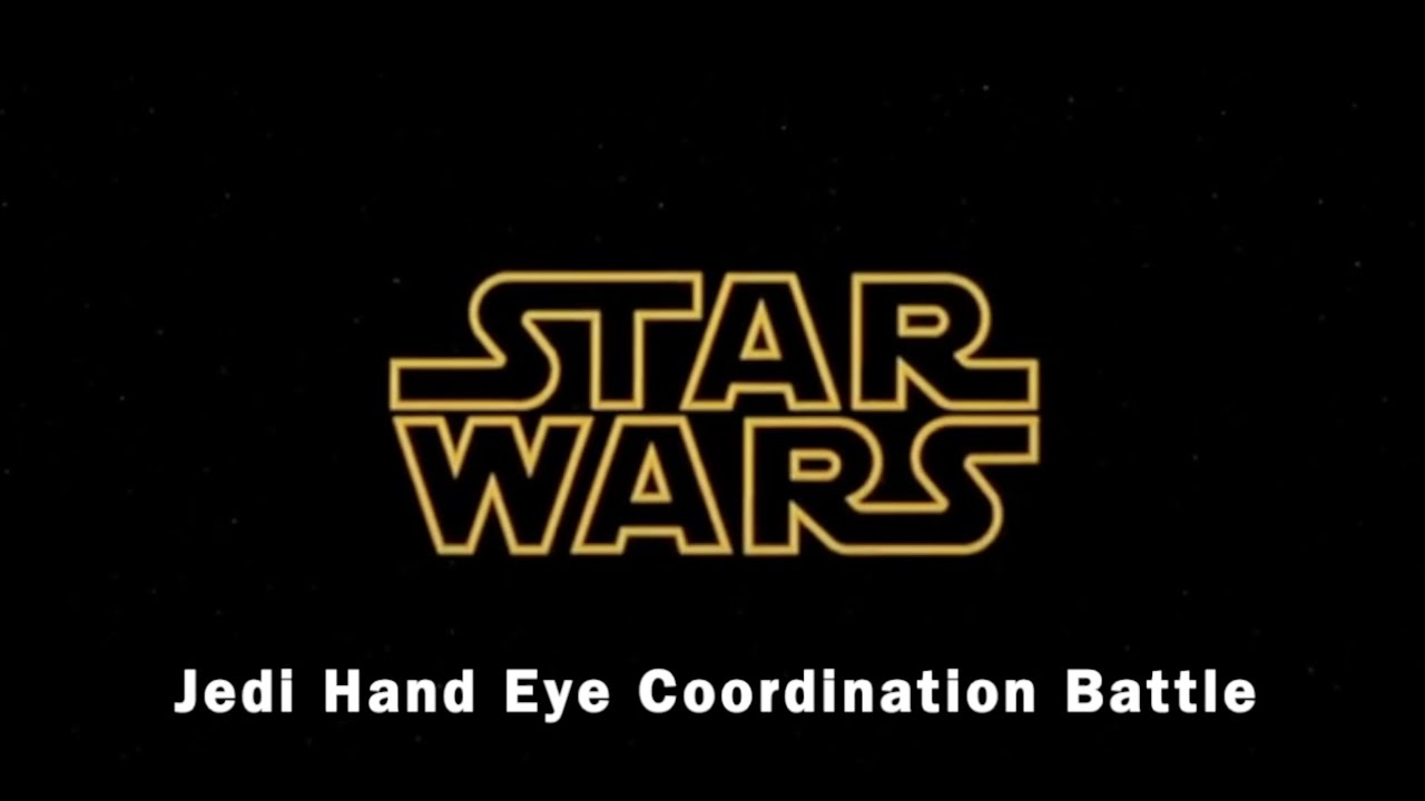 Jedi Hand Eye Coordination Battle - YouTube
