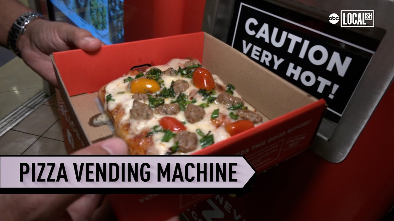 Restaurateur and thermal engineer build a pizza vending machine - YouTube