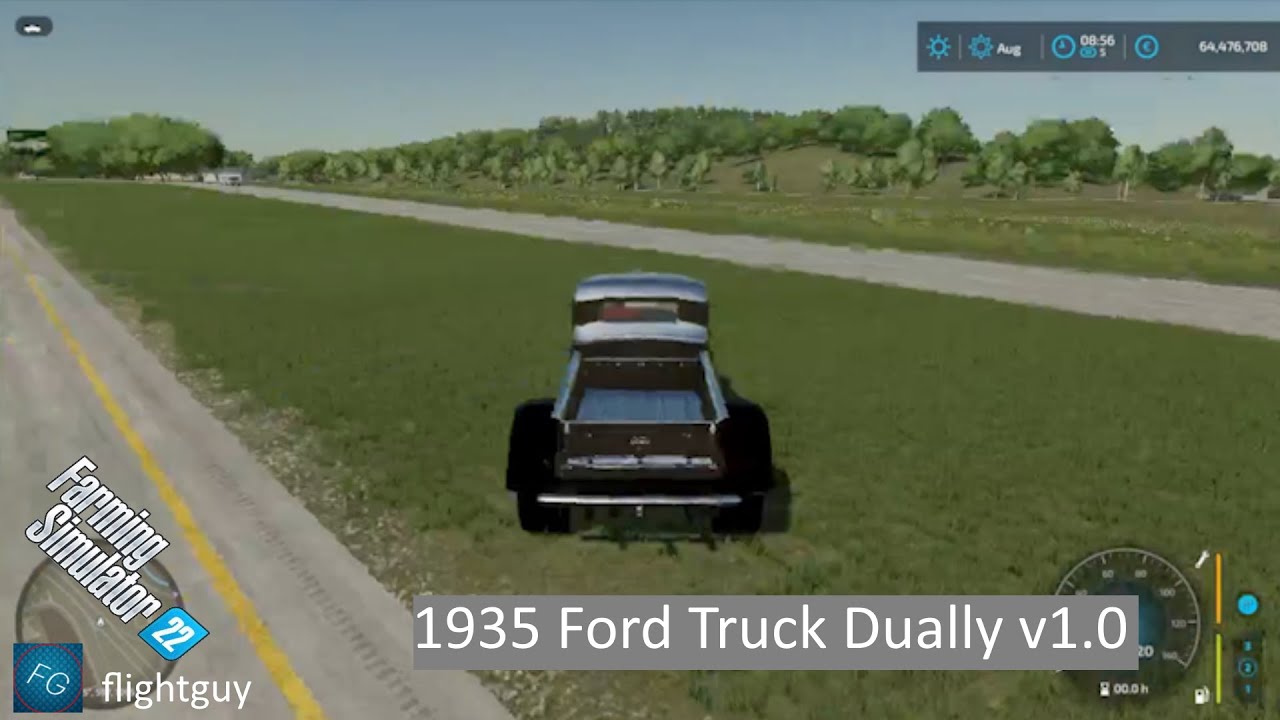 1935 Ford Truck Dually v1.0 FS22 |mod show case | dutch | - YouTube
