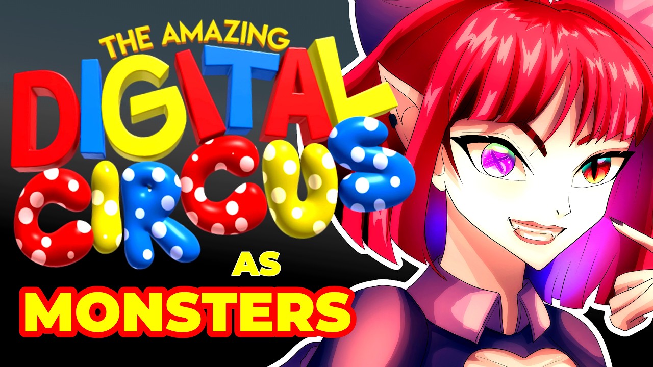MONSTERS Take Over The Digital Circus! (Speedpaint & Story) - YouTube