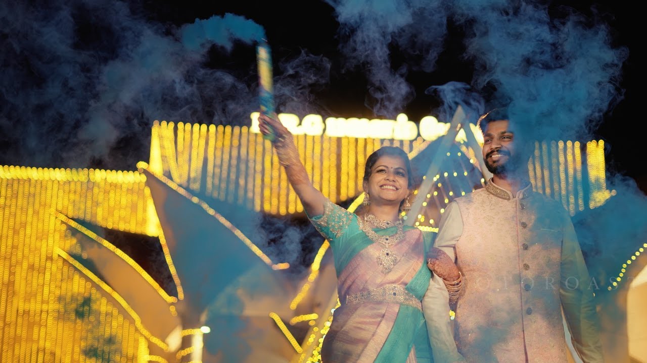 Sudharsan & Abirami | Cinematic Reception 4k Video | Pavalam Palace ...